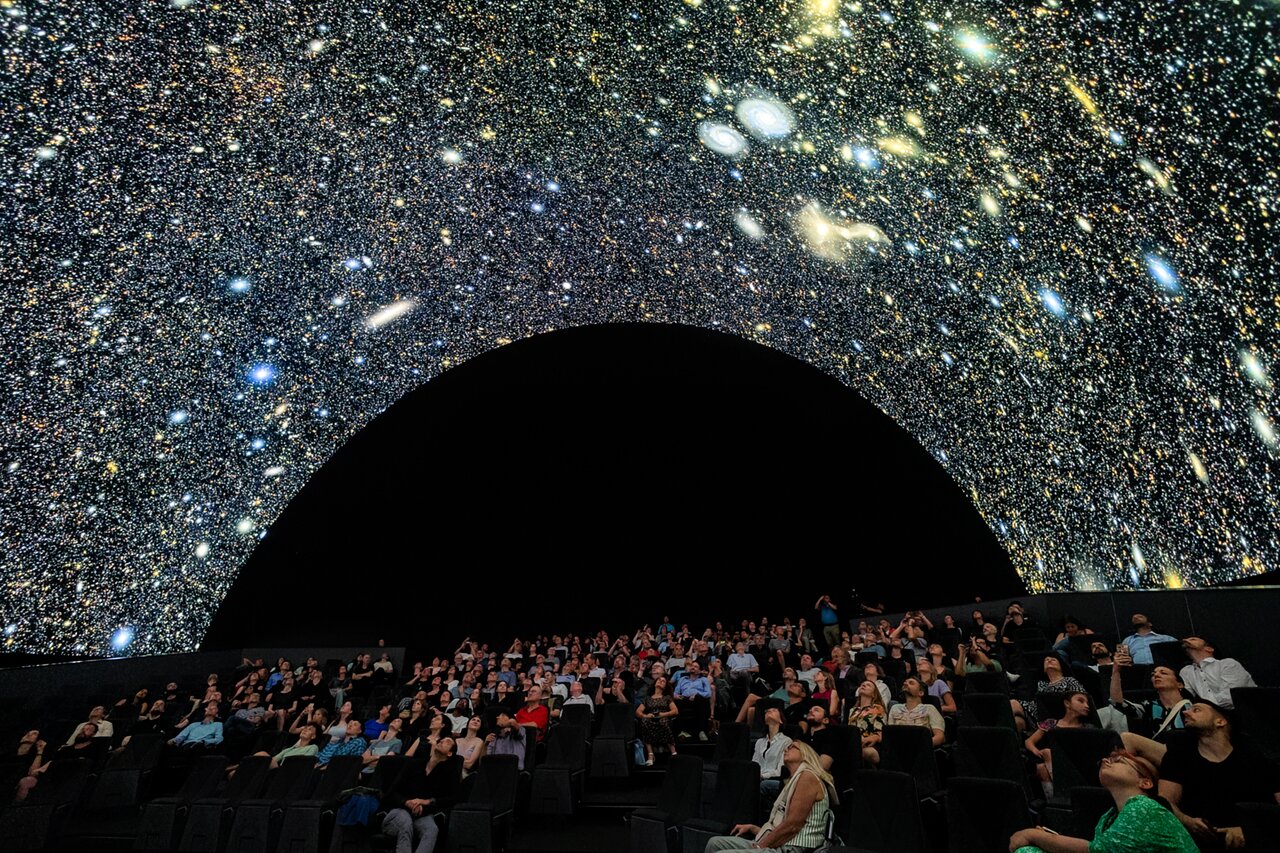 The Rubin First Look Watch Party at Prague Planetarium | NOIRLab