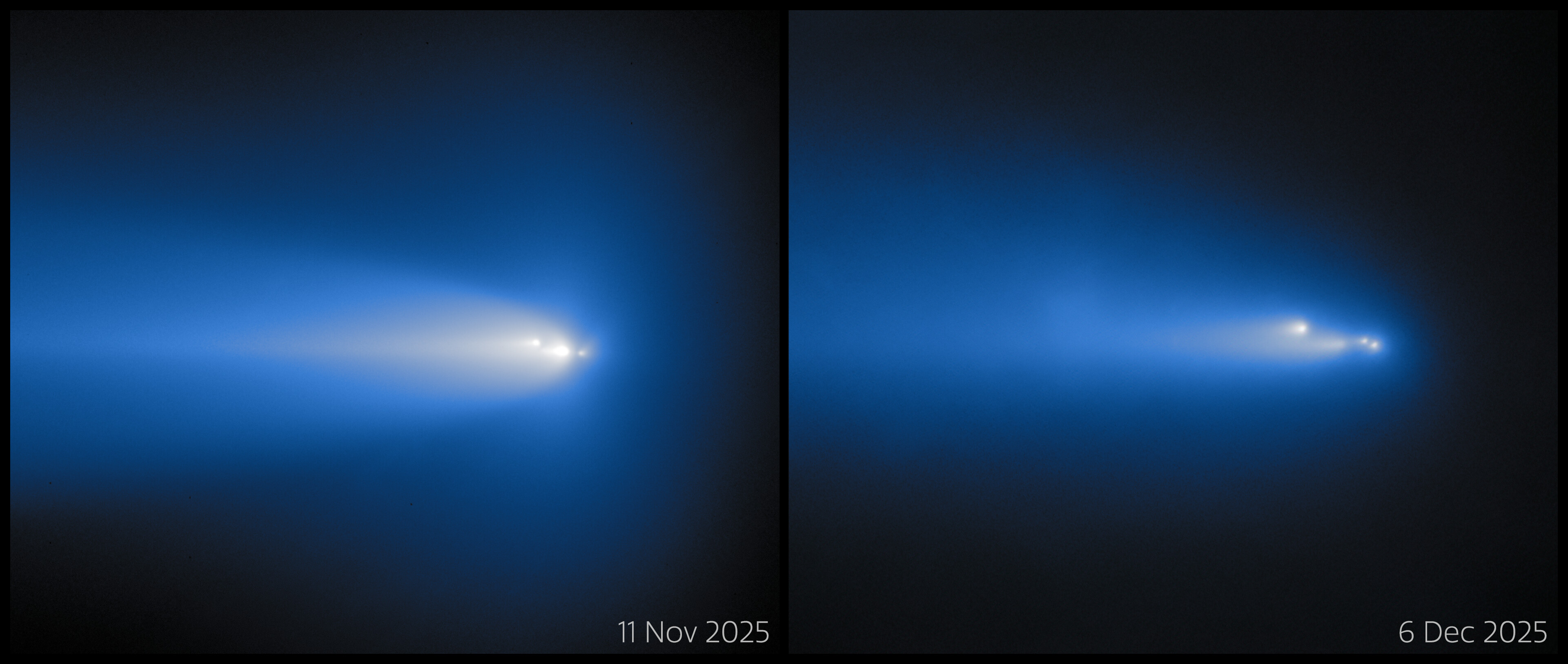 Gemini North Catches Crumbling Comet C/2025 K1 (ATLAS) (Comparison ...