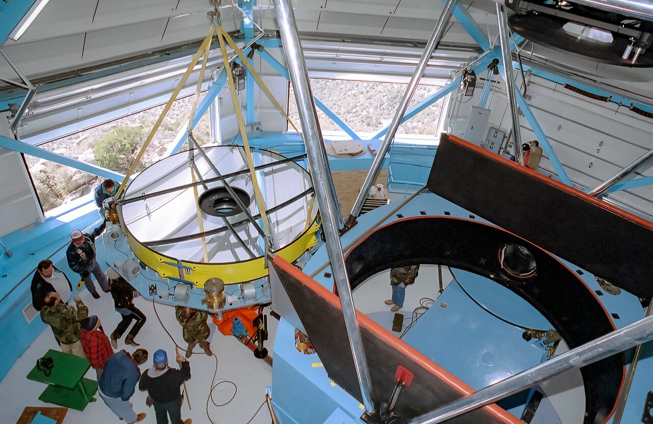 Lifting the WIYN 3.5-meter Telescope Mirror | NOIRLab