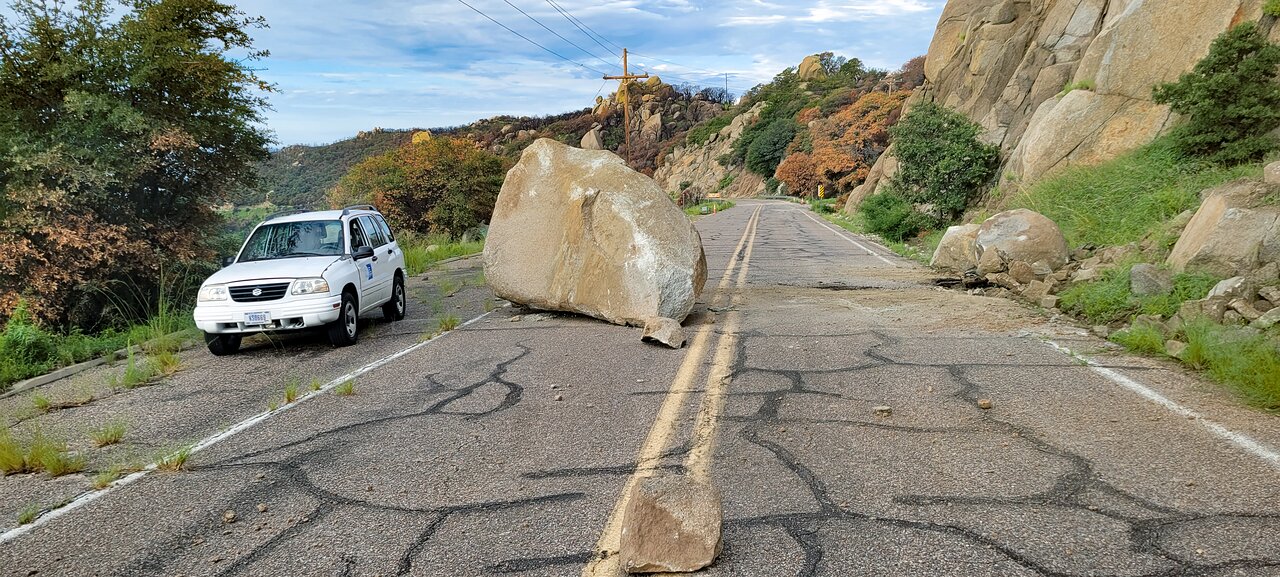 Contreras Fire Rock Slide | NOIRLab