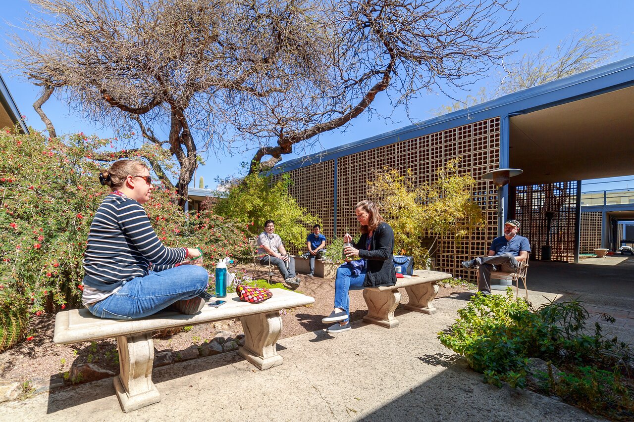 Staff at NOIRLab HQ Garden | NOIRLab