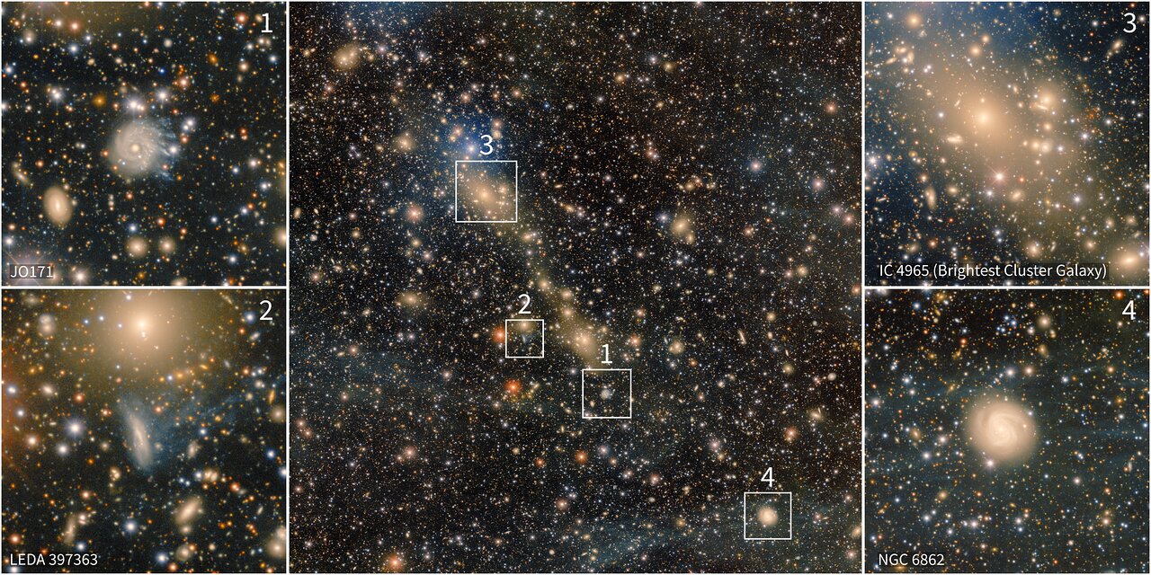 Excerpts From DECam’s Deep View of Abell 3667 | NOIRLab