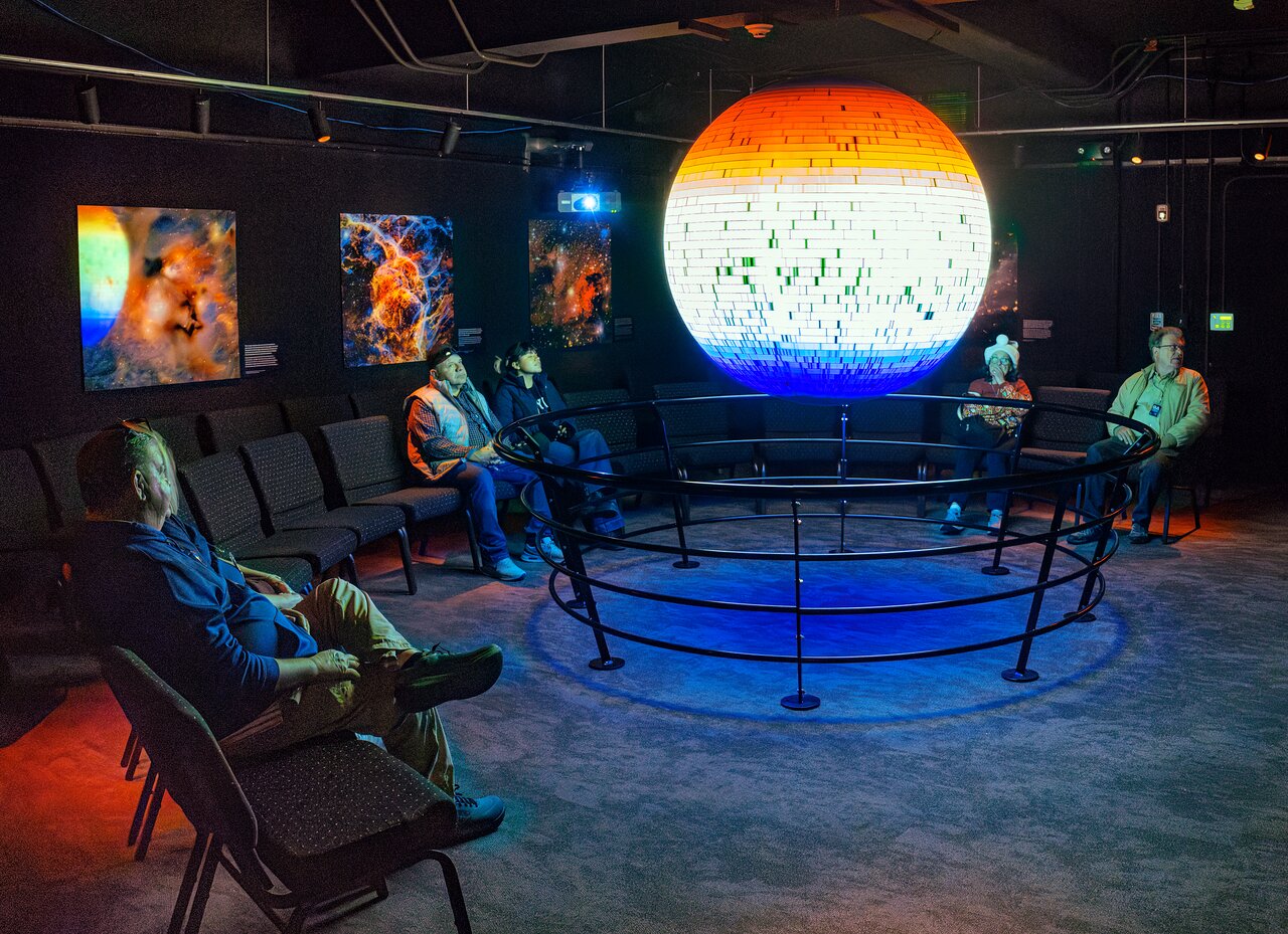 Science on a Sphere in the Windows Center | NOIRLab