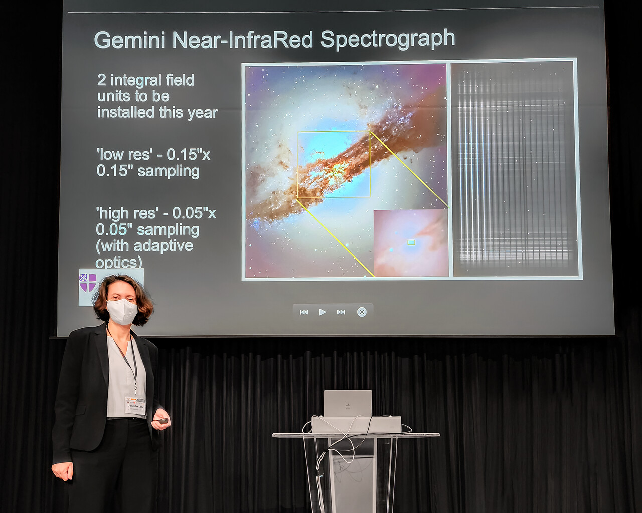Jennifer Lotz and GNIRS at the Gemini Science Meeting | NOIRLab